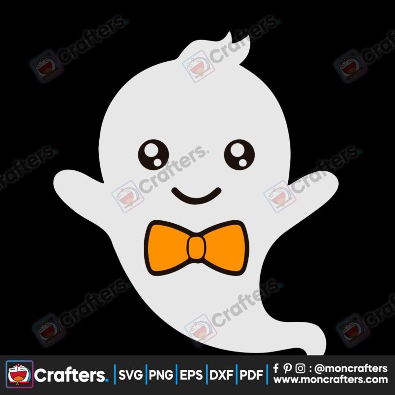 Cute Ghosts Svg, Halloween Svg, Boy Ghost Svg